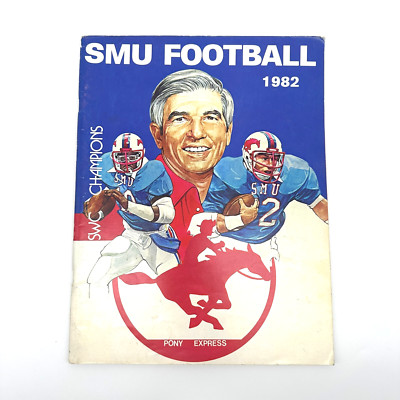 1982 SMU Football Program Pony Express Champions Eric Dickerson Craig ...