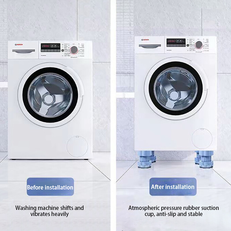 1/4Pcs Adjustable Height Washing Machine Foot Pads Anti Vibration Non ...