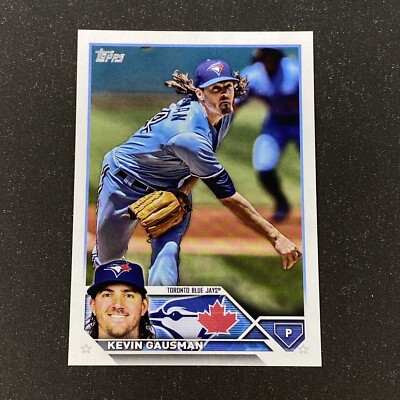 2023 Topps ADVANCED STATS /300 Kevin Gausman #153 Parallel Card Blue ...