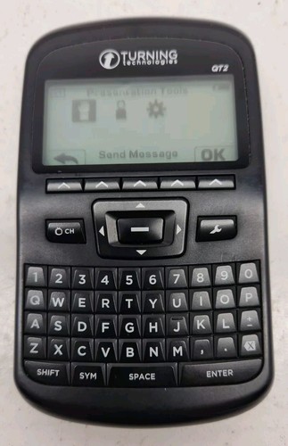Turning Technologies QT2 Response Device Clicker RCQR-02 - Works GREAT ...