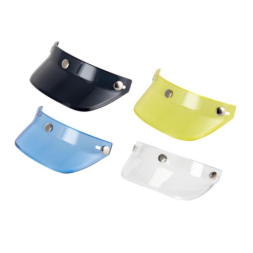Motorcycle helmet visor cover with 3 snaps for 3/4 helmets, retro ...