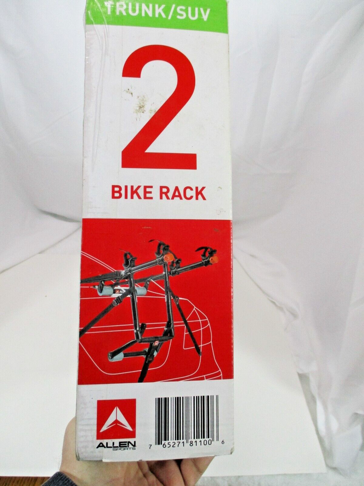 Allen Sports Deluxe 2-Bike Trunk Mount Rack Model 102DN-R Black ...