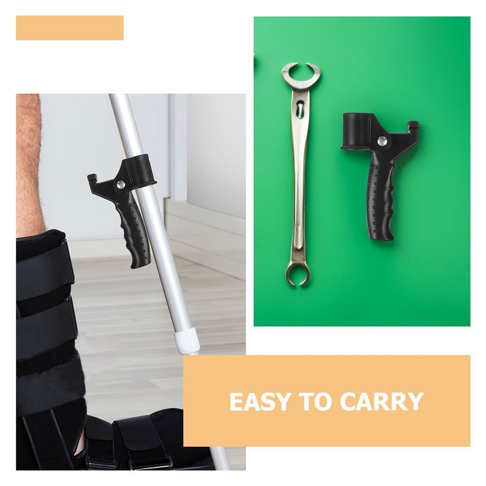 2pcs Cane Handle Grip Replacement Walking Cane Grip Offset Plastic ...