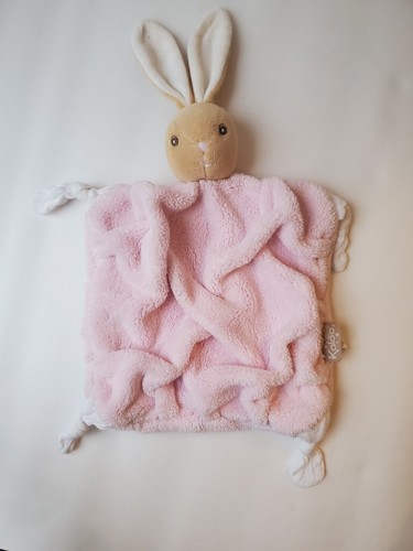 Kaloo Chubby Bunny Pink/brown Rabbit Lovey Knotted Ends | eBay