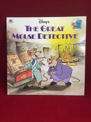 Golden Look-Look Bks.: The Great Mouse Detective by Golden Books Disney ...