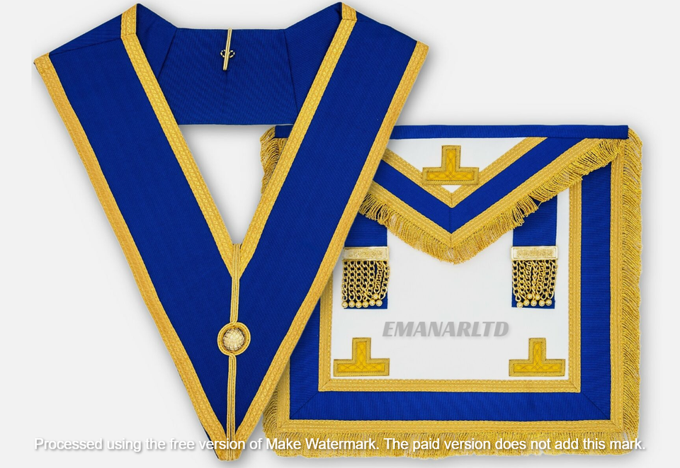 Masonic Regalia CRAFT PROVINCIAL FULL DRESS APRON,COLLAR,GLOVES ...