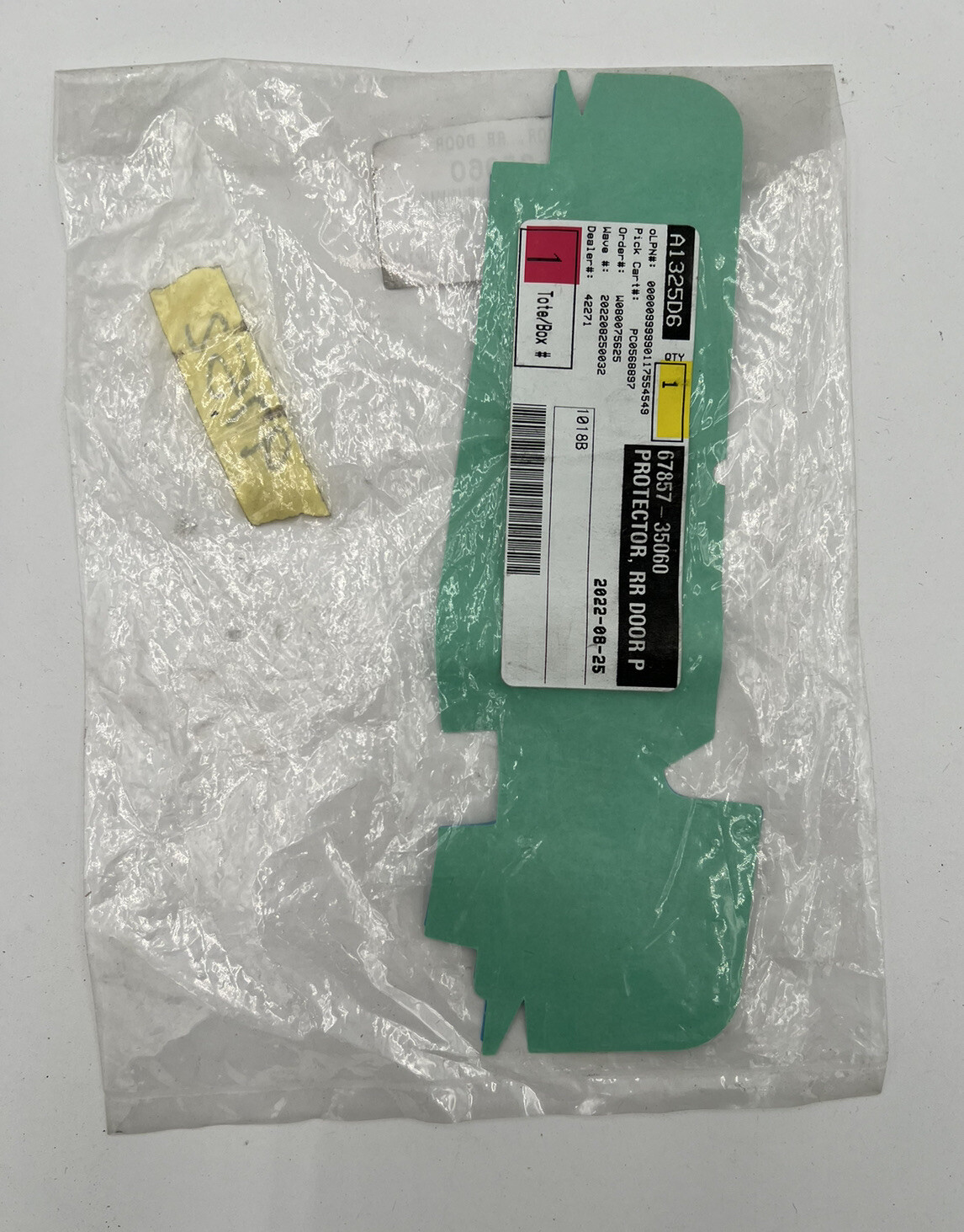 Genuine OEM Toyota 67857-35060 RH Exterior Rear Door Protector 10-23 ...