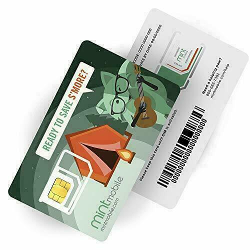 Mint Mobile 3-Month 5GB/a month 4G LTE 5G Prepaid SIM Card Kit Phone ...
