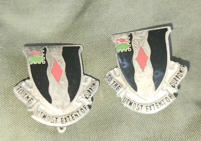 WW2 US ARMY *60th Infantry Regiment* Unit Crest D.I. In Country Made | eBay