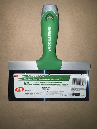 USG-Sheetrock Sheetrock 8" Classic Blue Steel Drywall Taping Knife | eBay