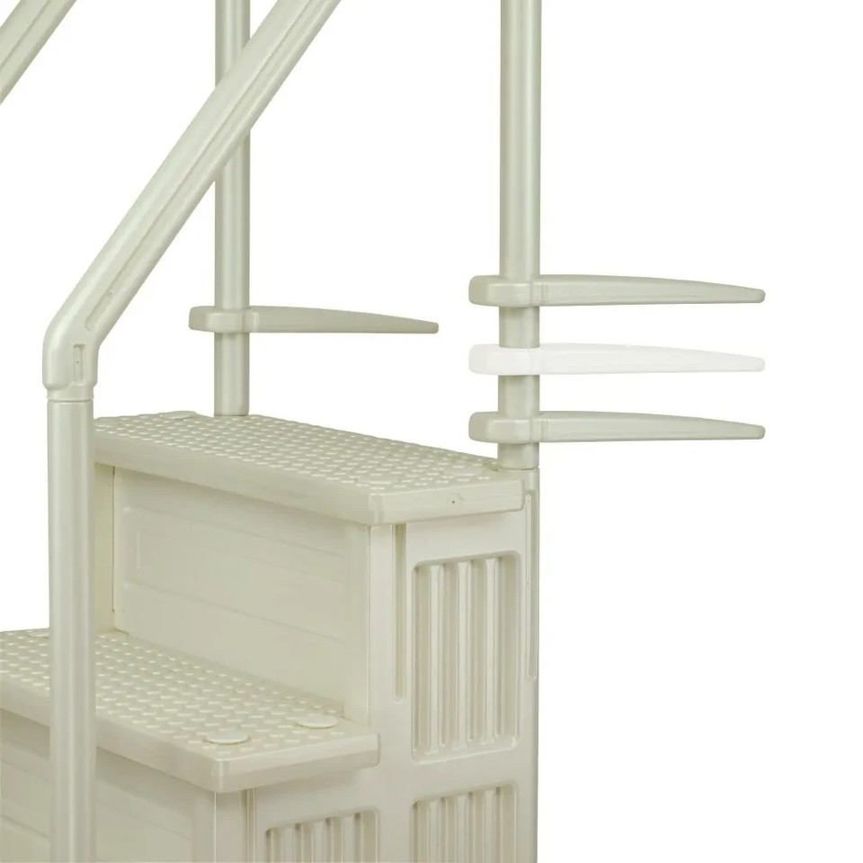 Aqua Select 28" Wide Above Ground Heavy Duty Swimming Pool Step Ladder ...