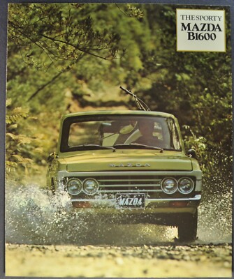 1972 Mazda B1600 Sport Pickup Truck Brochure Piston Engine Excellent ...