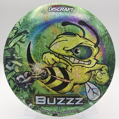 Discraft SUPERCOLOR FULL FOIL ESP BUZZZ Green Sparkle | eBay