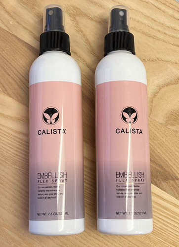 2 Calista Embellish Flex Spray Hair Flexible Hairspray 7.5 oz each NEW Lot of 2 | eBay