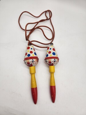 Vintage Tin Toy Musical Doll Skipping Rope Japan 1950s Clown | eBay