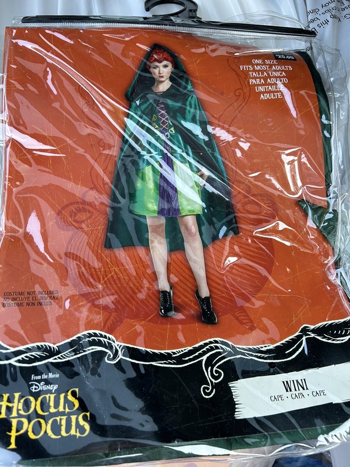 Hocus Pocus Wini Adult Classic Cape New Halloween Costume | eBay