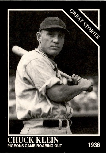 1992 The Sporting News Conlon Collection CHUCK KLEIN #438 Philadelphia ...