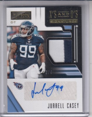 JURRELL CASEY 2018 Panini Playbook X's & O's Jersey Autograph Gold 3/4 ...