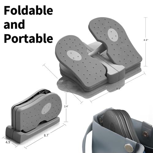 ZUFUMI Mini Foldable Leg Exerciser Portable Foot Pedal Exercise Machine ...