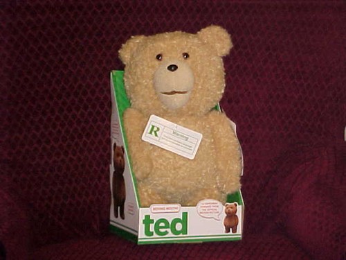 15" Talking Ted Teddy Bear Plush Toy Box Tags Moving Mouth Commonwealth ...