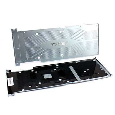 For NVIDIA RTX 2080 Graphics Card GPU Back Plate Rear Panel Cover ...