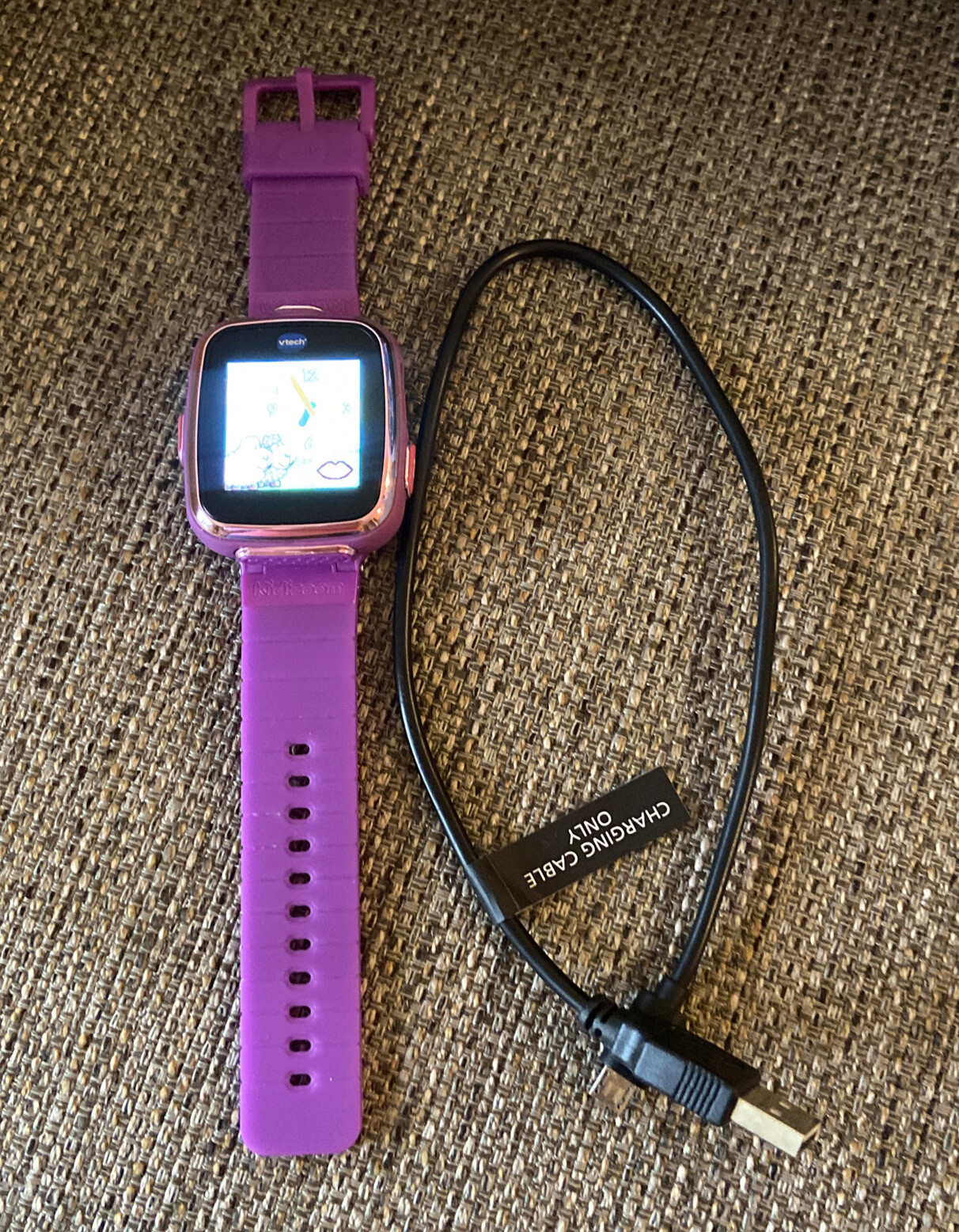 VTech DX KidiZoom Unisex Purple Band Touchscreen USB Built-in Camera ...