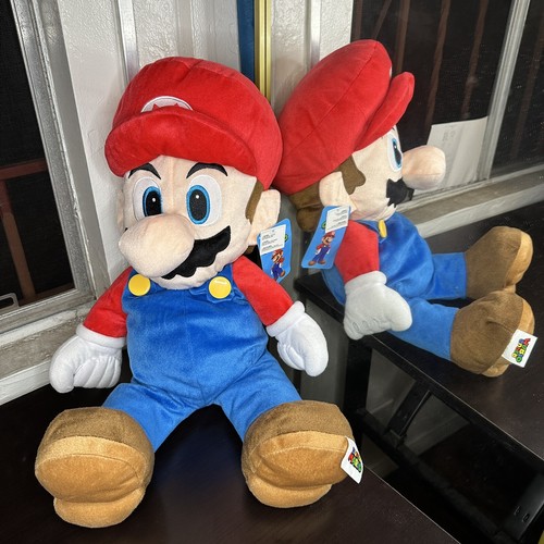 NWT 2015 Nintendo Super Mario Cuddle Pillow 22" Plush Stuffed Toy ...