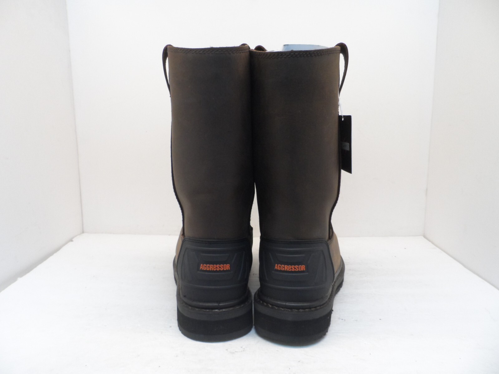 Aggressor Men's Leveler Steel Toe Wellington Work Boots 5ANAAGG-2002 ...