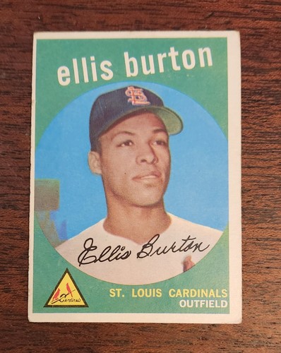 1959 Topps #231 Ellis Burton RC St Louis Cardinals | eBay