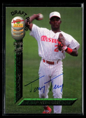 Tony Terry 1994 Signature Rookies Draft Picks Signatures Auto #38 ...