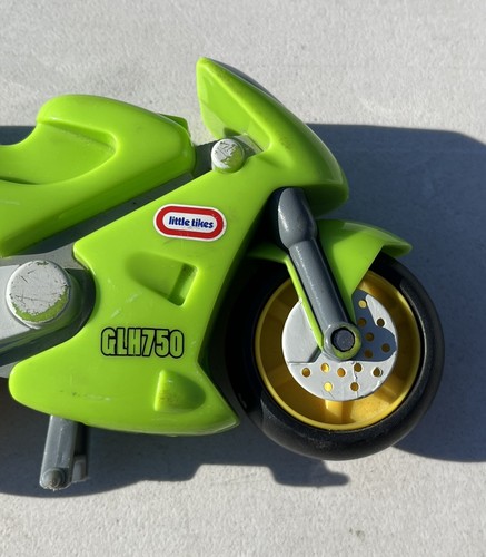 Little Tikes Rugged Riggz Green Motorcycle with Kickstand GLH750 Toy ...