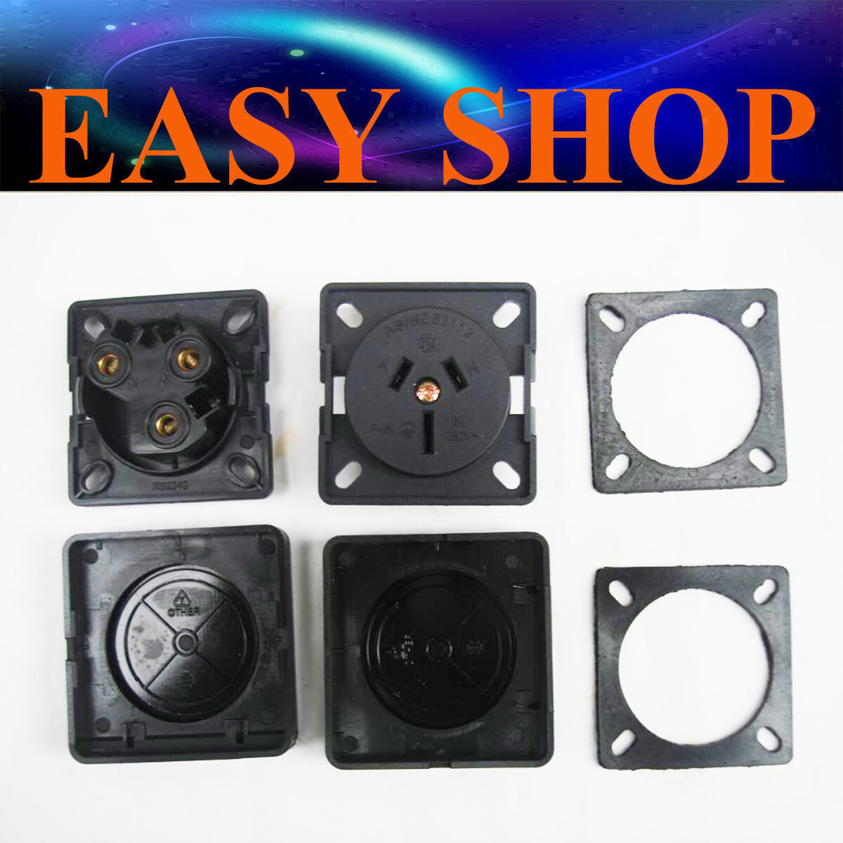 2pcs 240v Power Point Socket Outlet Waterproof Caravan Camper Trailer ...
