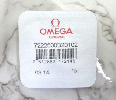 NEW SEALED Genuine OMEGA 7222500B20102 Mainspring 03.14 CAL 2500B 20102 ...