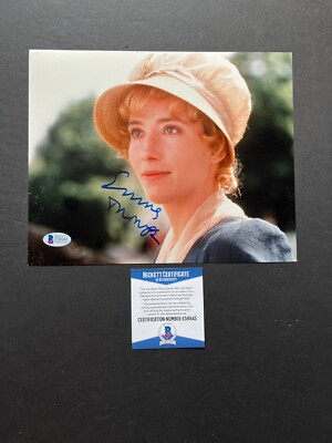 Emma Thompson Rare! signed autographed classic 8x10 photo Beckett BAS ...