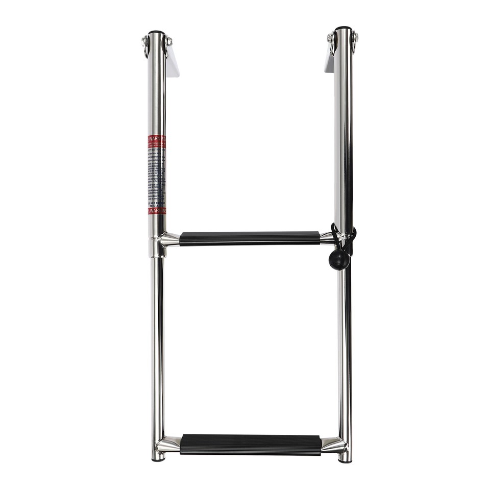 Stainless Steel Boat Ladder 2-Step Boat Telescoping Ladder Stainless ...