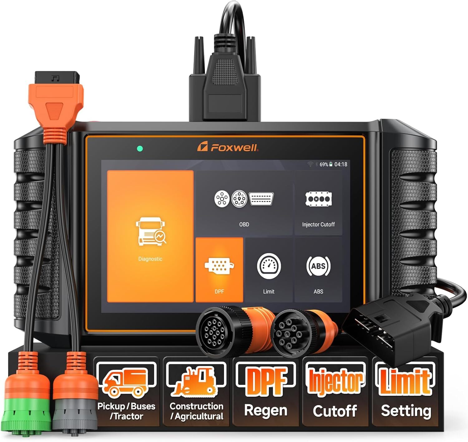 Heavy Duty Truck Diesel Scanner Diagnostic Tool DPF Regen Speed Limit ...