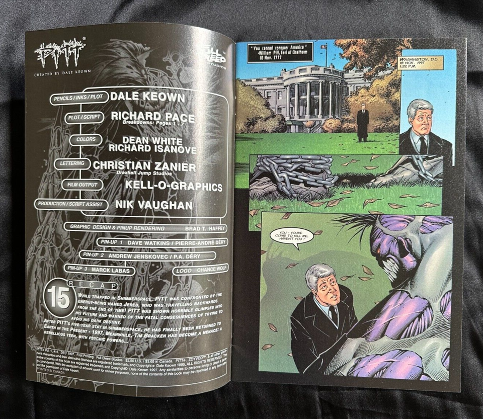Sharp 1996 Image Full Bleed Dale Keown Pitt Comic Book # 16 | eBay