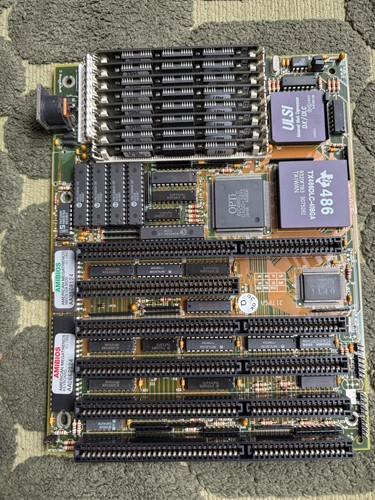 Mainboard 486DLC-40 mit Coprozessor, 8MB RAM | eBay.de
