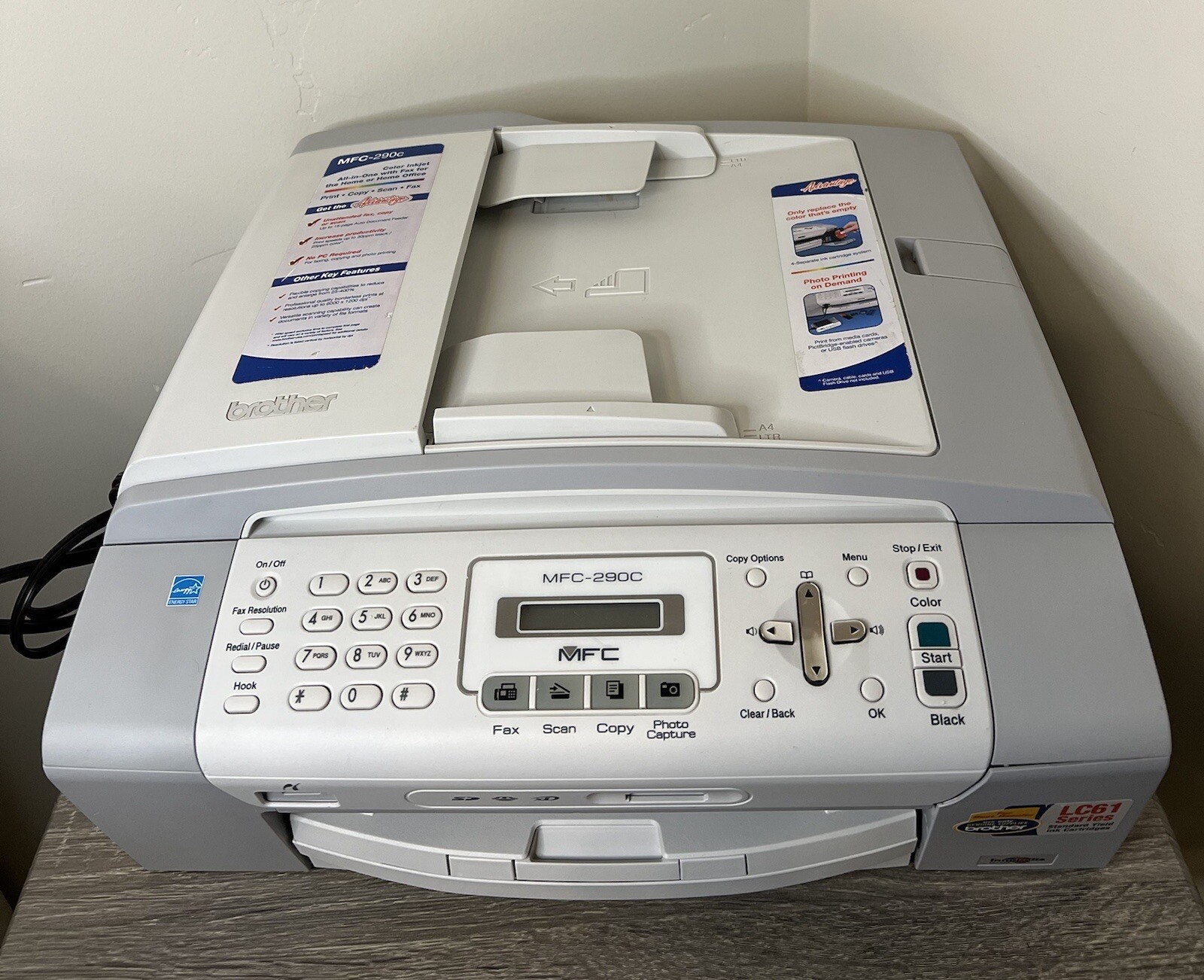 Brother MFC-290C All-In-One Inkjet Printer 827396512401 | eBay
