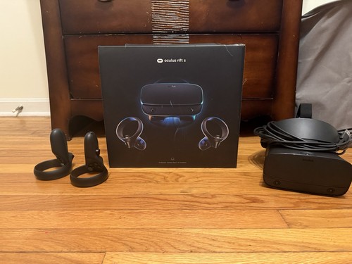 Meta (Oculus) Rift S PC Virtual Reality Gaming Headset With Controllers ...