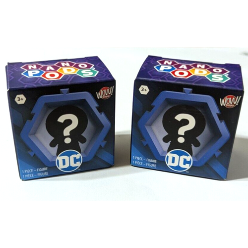 Mattel Nano Pods DC Blind Box Mini Figures Collectable & Connectable DC ...