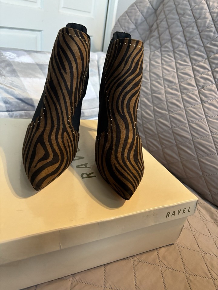 Ravel Zebra Boots, Size 7 / 40, BNIB | eBay UK