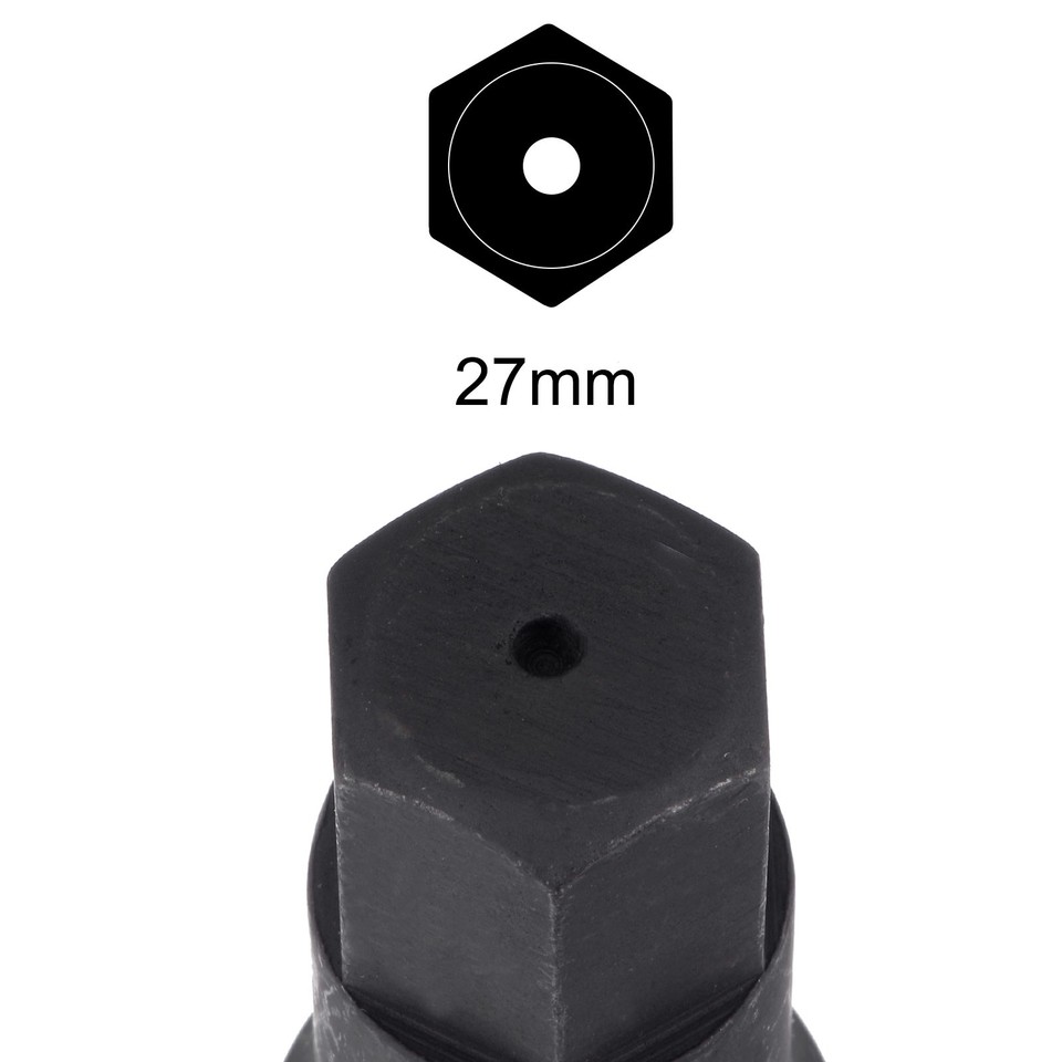 27mm Impact Hex Bit Socket Adapter 3/4" Drive 95mm Length CR-MO Steel ...