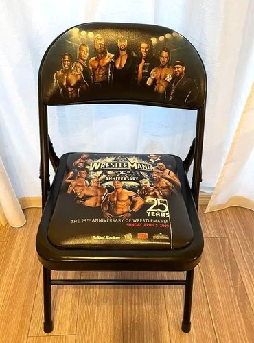 WWE WrestleMania 25 Special Ringside Steel Chairs Interior Talent Goods ...