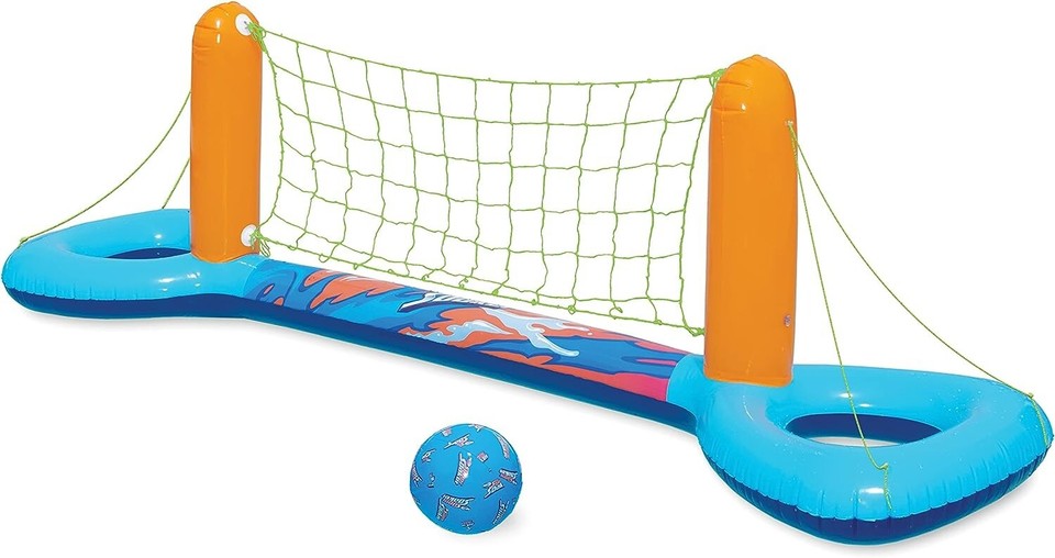 Nerf Super Soaker Pool Volleyball Set Inflatable Pool Float with Net ...