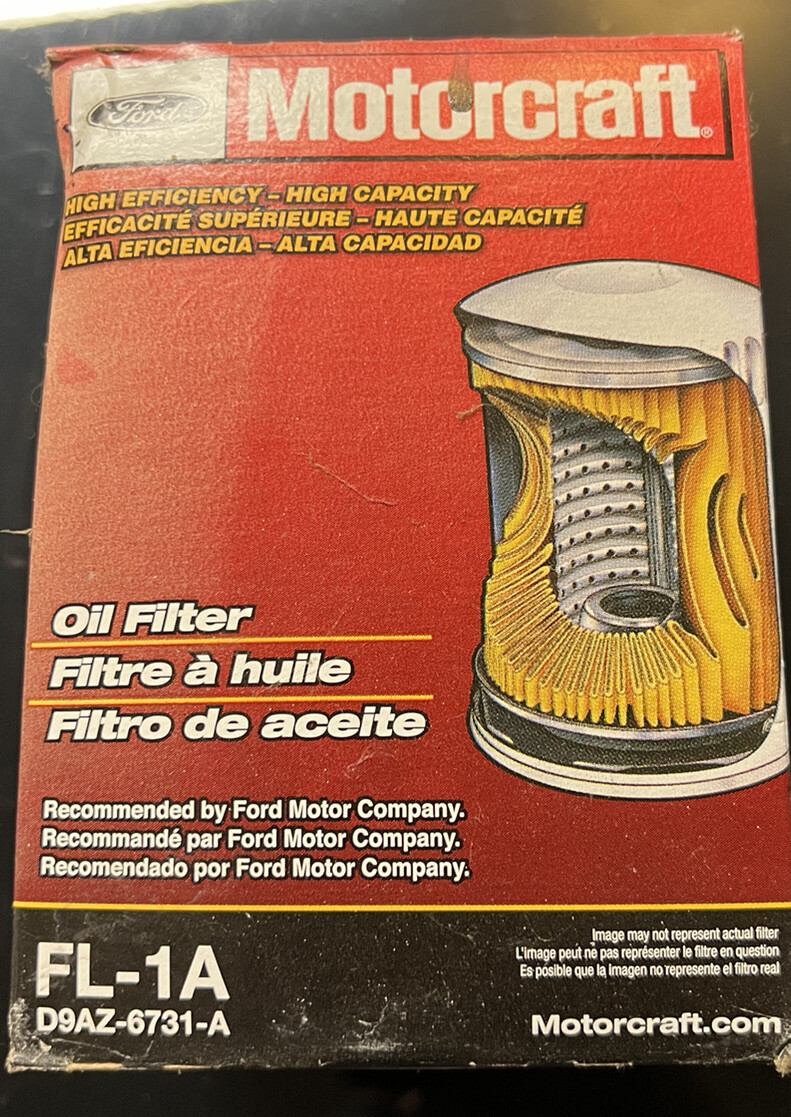 MOTORCRAFT FL-1A - Cross reference oil filters