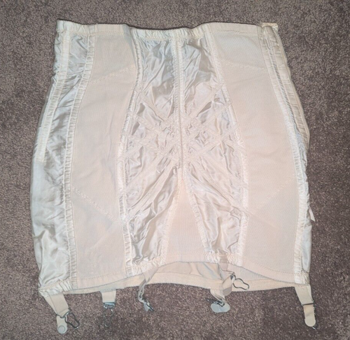 Vtg 1950'S BIEN JOLIE OPEN BOTTOM GIRDLE W/ LATTICE DESIGN & 6 GARTERS ...