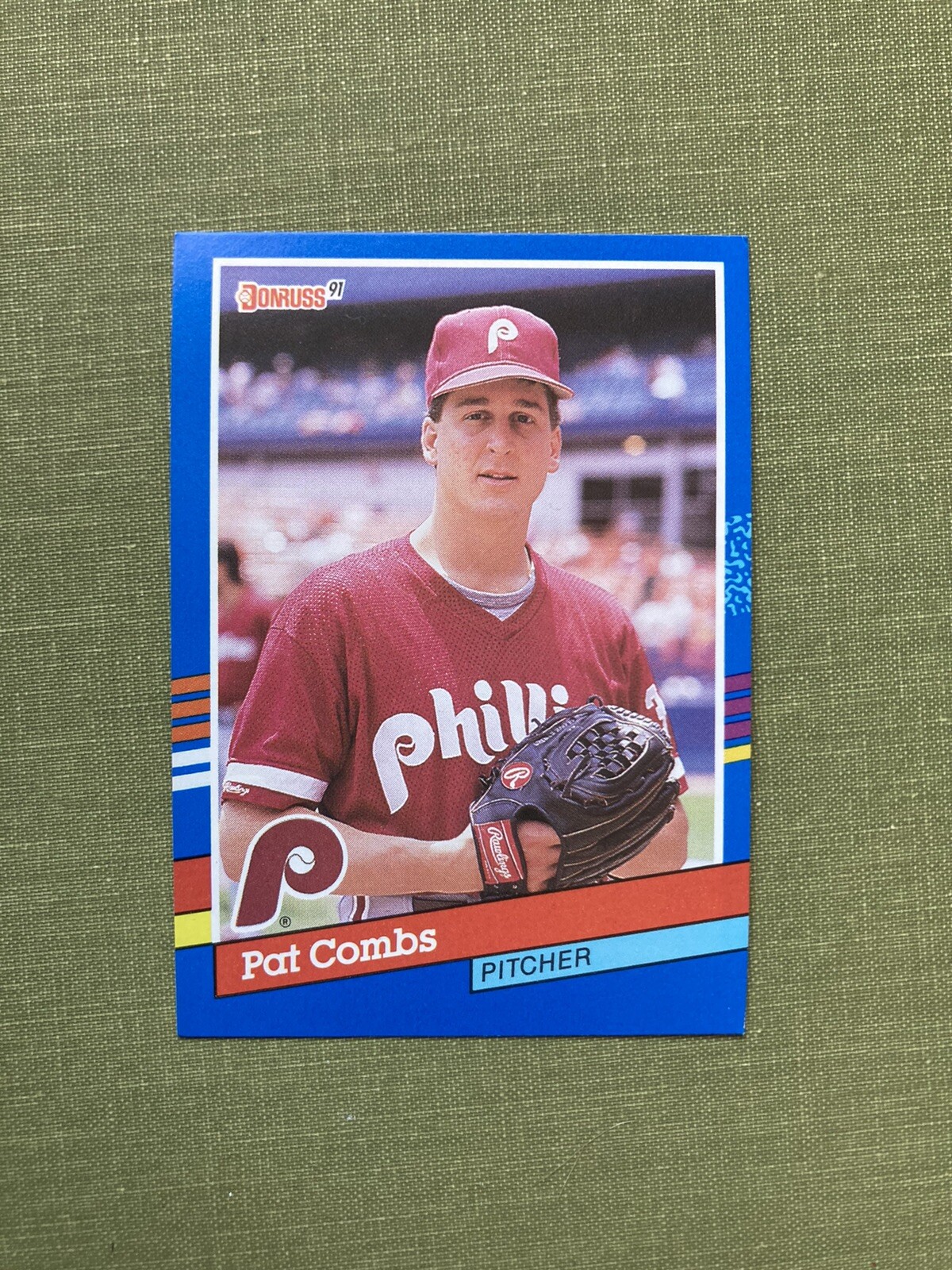 Donruss 91 Pat Combs 60 Baseball Card - READ DESCRIPTION | eBay