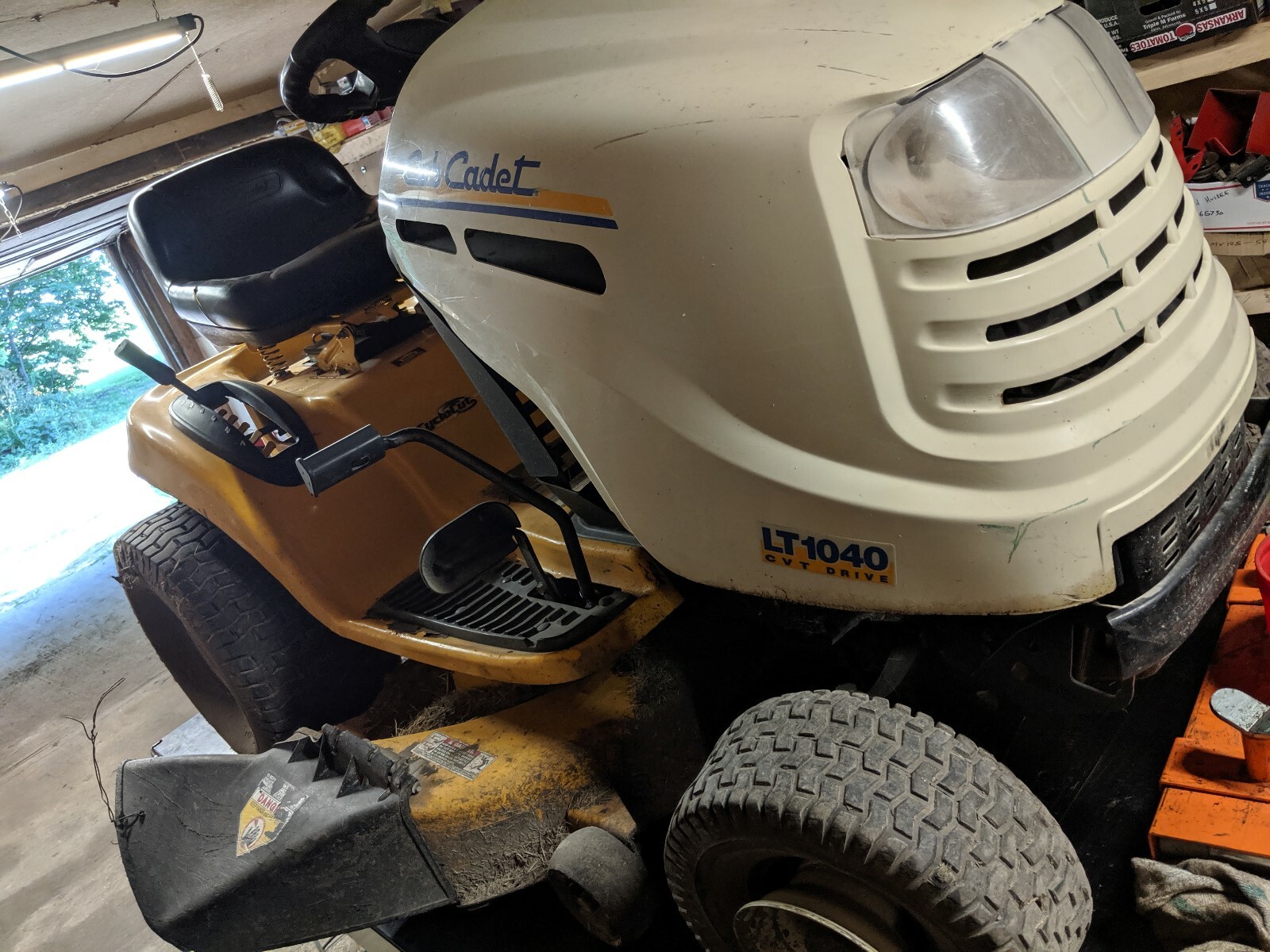 Cub Cadet LT1040 18hp CVT drive 42"deck shift lever # 647-04020 | eBay