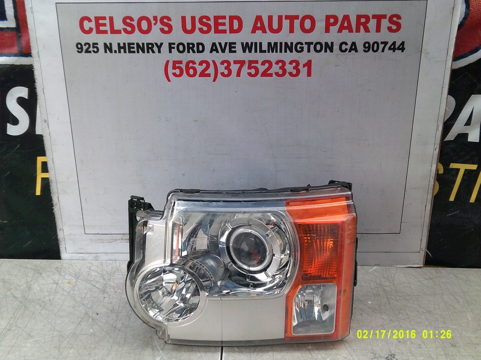 2005 2006 2007 2008 2009 land rover lr3 left side xenon Headlight OEM ...